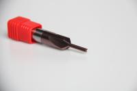 China Customized Carbide Tapered End Mills / Durable Straight Flute End Mill for sale