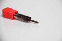 China Customized Carbide Tapered End Mills / Durable Straight Flute End Mill for sale