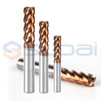 China High Hardness Square End Mill For Carbon Steel / Alloy Steel / Cast Iron for sale