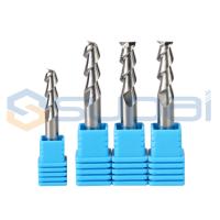 China Durable 3 Flute End Mill Aluminum / Aluminum Cutting Tools AlTiN Coating for sale