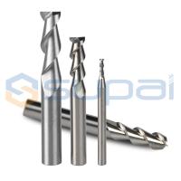 China Durable 3 Flute End Mill Aluminum / Aluminum Cutting Tools AlTiN Coating for sale