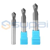 China Durable 2 Flute Carbide End Mill 50mm Altin / TiAln / Tisin Coating for sale