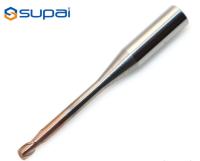 China HRC60 Precision Miniature CNC Cutters Deep Groove Tungsten Carbide End Mill Long Neck Fraise For Metal for sale