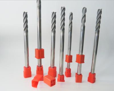 China 4 Flute Coated Diamond CVD Carbide End Mill For Graphite Machining Center for sale