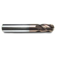 China Solid Tungsten Carbide Cnc Round Spherical Ball Nose End Mill for sale