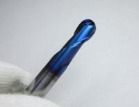 China Tungsten Carbide 2/4 Flutes Ball Nose End Mill With Nano Coating for sale