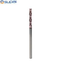 China 6 Flute Sharp Edge Carbide End Mill HRC55 Cutter End Mill Yüksek Hızda İşleme Frezesi for sale