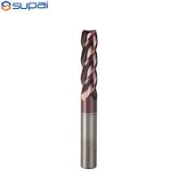 China 6 Flute Sharp Edge Carbide End Mill HRC55 Cutter End Mill Yüksek Hızda İşleme Frezesi for sale