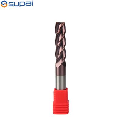 China 6 Flute Sharp Edge Carbide End Mill HRC55 Cutter End Mill Yüksek Hızda İşleme Frezesi for sale