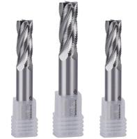 China Cobalt-Containing Wave Edge Milling Cutter Wholesale Coarse Skin Fine Tooth High Speed Steel End Mill Wholesale for sale