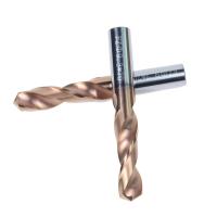 China Tungsten Steel 2 Flute Drillbits  Cutting Tools With Coating For CNC Processing for sale