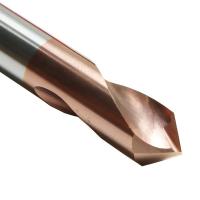 China Tungsten Steel 2 Flute Drillbits  Cutting Tools With Coating For CNC Processing for sale