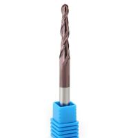 China 2 Flutes Solid Carbide Tapered End Mill Wood Tapered Milling Cutter Bit for sale