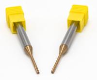 China Long Neck CNC Cutting Carbide End Mill 2 Flutes Carbide Spiral Bits for sale