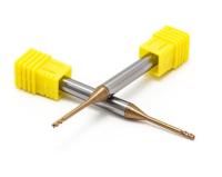 China Long Neck CNC Cutting Carbide End Mill 2 Flutes Carbide Spiral Bits for sale