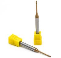 China Long Neck CNC Cutting Carbide End Mill 2 Flutes Carbide Spiral Bits for sale