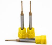 China Long Neck CNC Cutting Carbide End Mill 2 Flutes Carbide Spiral Bits for sale