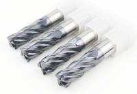 China HRC58 Solid 2 Flute Tungsten Carbide Drill Bits 45 Degree for sale