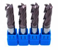 China HRC58 Solid 2 Flute Tungsten Carbide Drill Bits 45 Degree for sale
