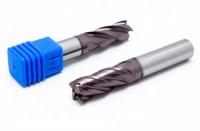 China HRC58 Solid 2 Flute Tungsten Carbide Drill Bits 45 Degree for sale