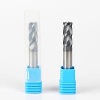 China High Performance Carbide Cutting Tools / Corner Radius Milling Cutters For Cutting Steel for sale