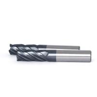 China HRC50 Solid Carbide 12mm Corner Radius End Mill 3500HV for sale