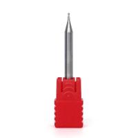 China HRC55 Solid Aluminum End Mill Ball Nose Type With 2 Flute for sale