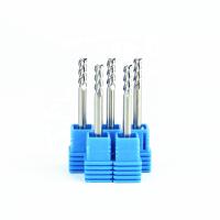 China 3 Flutes Aluminum End Mill High Polished HRC55 CNC Milling for sale