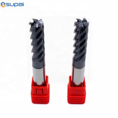 China 58HRC Helix Cutters Carbide End Mill Uneven Lead Unequally Pitched for sale