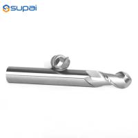 China 2Flute Solid Carbide Ball Nose End Mill Uncoated For Aluminium for sale
