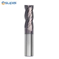 China HRC60 Solid Tungsten Carbide End Mill 18x100mm Flat End Mill for sale