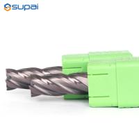 China HRC60 Solid Tungsten Carbide End Mill 18x100mm Flat End Mill for sale