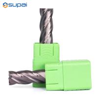 China HRC60 Solid Tungsten Carbide End Mill 18x100mm Flat End Mill for sale