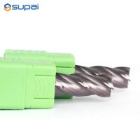 China HRC60 Solid Tungsten Carbide End Mill 18x100mm Flat End Mill for sale