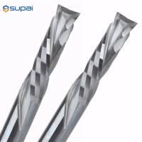 China 2 Flute CNC Cutting Tungsten End Mill AlTiN Coating For Wood for sale