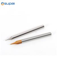 China Fine Grain Tungsten Steel Solid Carbide 2Flutes Micro Diameter Ball Nose End Mills for sale