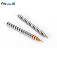 China Fine Grain Tungsten Steel Solid Carbide 2Flutes Micro Diameter Ball Nose End Mills for sale