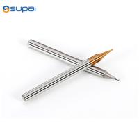 China Fine Grain Tungsten Steel Solid Carbide 2Flutes Micro Diameter Ball Nose End Mills for sale