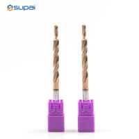 China Solid Carbide Coated Twist Step Drill Bit For Woodworking Wood for sale