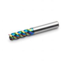 China Solid Carbide End Mill CNC Milling Cutter With DLC Coating  For Aluminum Wood Working for sale