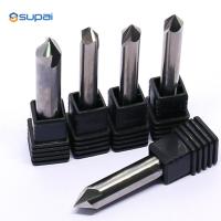 China Coating Carbide Chamfer End Mill Cutters 60 Degree Angle for sale