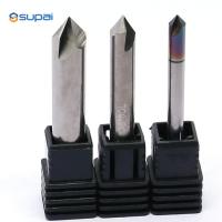 China Coating Carbide Chamfer End Mill Cutters 60 Degree Angle for sale
