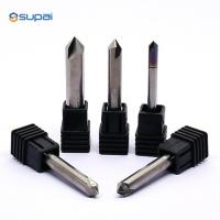 China Coating Carbide Chamfer End Mill Cutters 60 Degree Angle for sale
