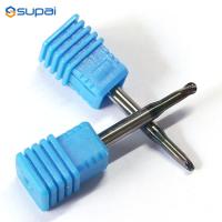 China Longneck Square Carbide Ball Nose End Mill For Copper Electrode for sale