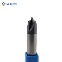 China Carbide 4 Flute Inner Corner Radius End Mill CNC Cut Bit for sale