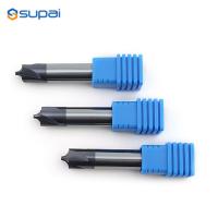 China Carbide 4 Flute Inner Corner Radius End Mill CNC Cut Bit for sale