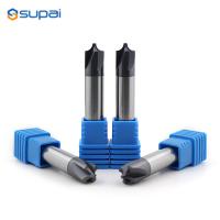 China Carbide 4 Flute Inner Corner Radius End Mill CNC Cut Bit for sale