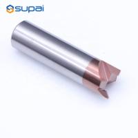 China CNC Carbide 3 Flute Chamfer Milling Cutter For Steel 8X90 Degree for sale