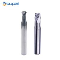 China Tungsten Carbide Back Chamfer End Mill 4 Flute Coated 60 Degree for sale