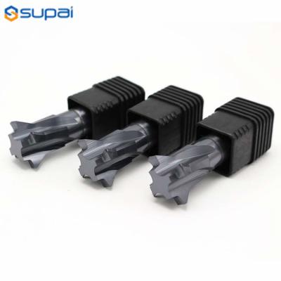 China Solid Carbide Custom End Mills 4 Flute Milling Cutter Raw Material for sale